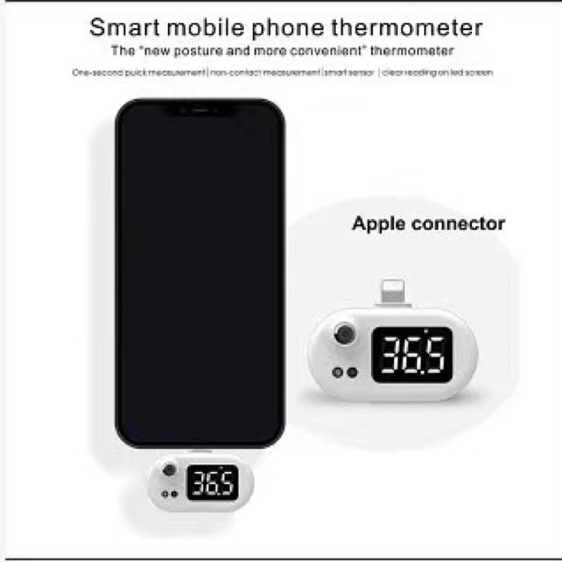 Mobile phone thermometer วัดอุณหภูมิร่างกาย ผ่านช่องเสียบมือถือ ...