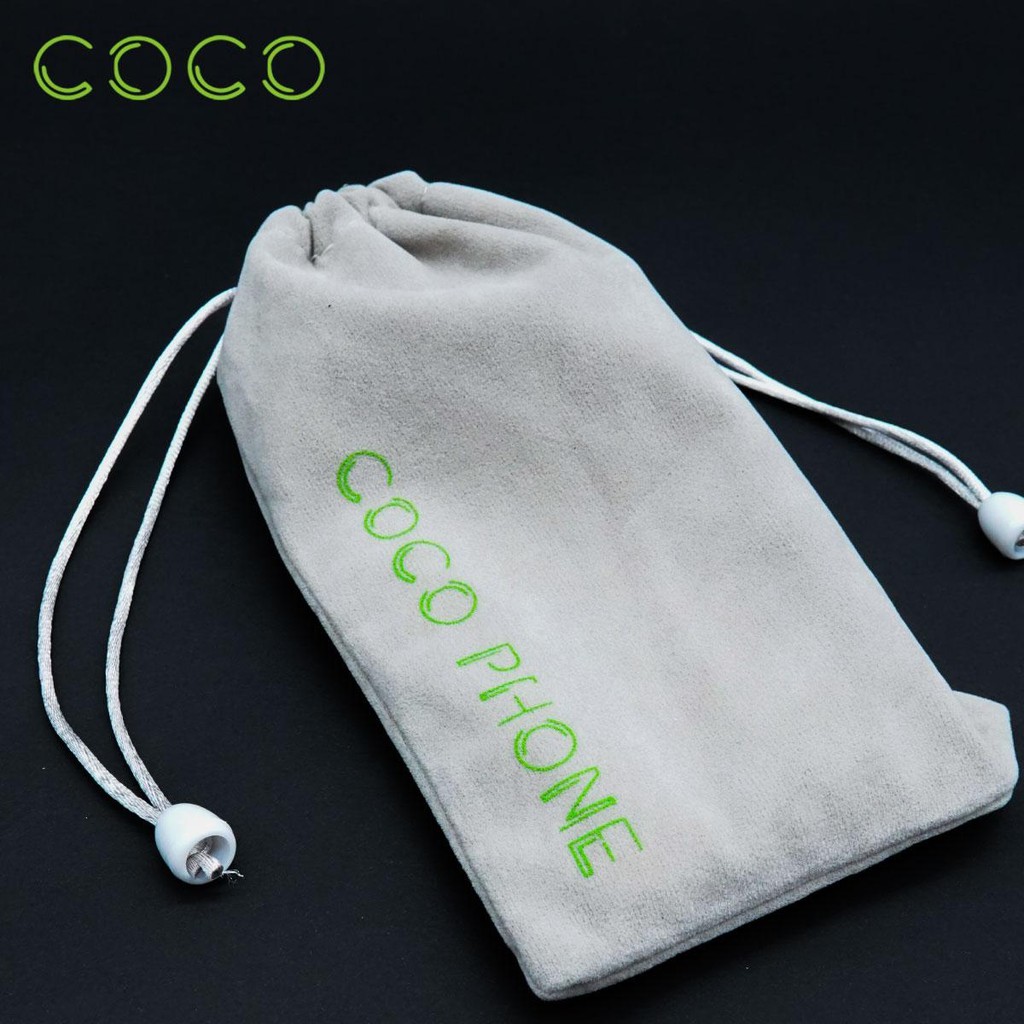 ถุงอเนกประสงค์ COCO-PHONE แบบหูรูด กระเป๋าผ้า ใส่ของ ใส่แบตสำรอง มือถือ ...