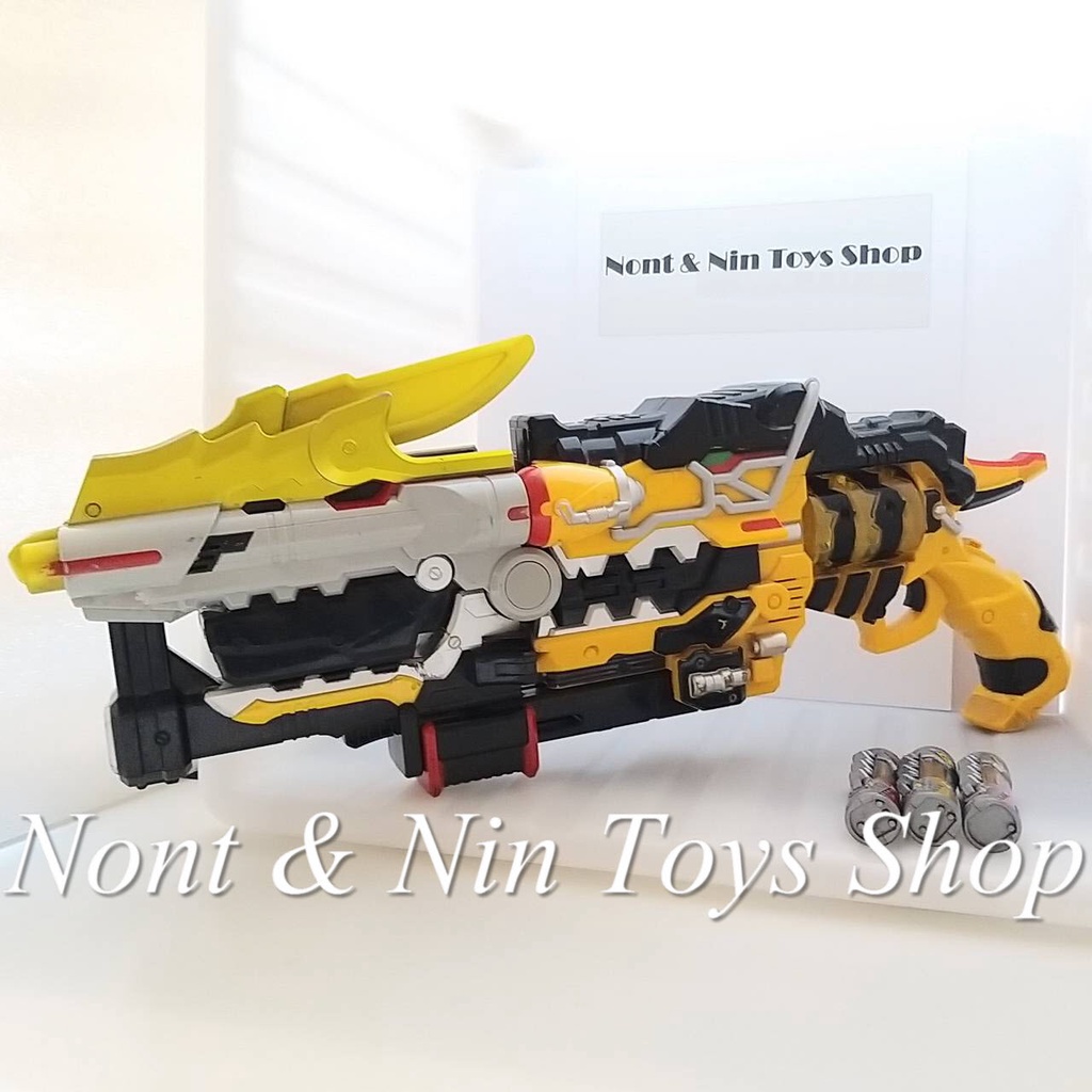 Zyuden Sentai Kyoryuger DX Gaburu-Cannon Set .. ชุดปืน-ดาบ ขบวนการเคียว ...