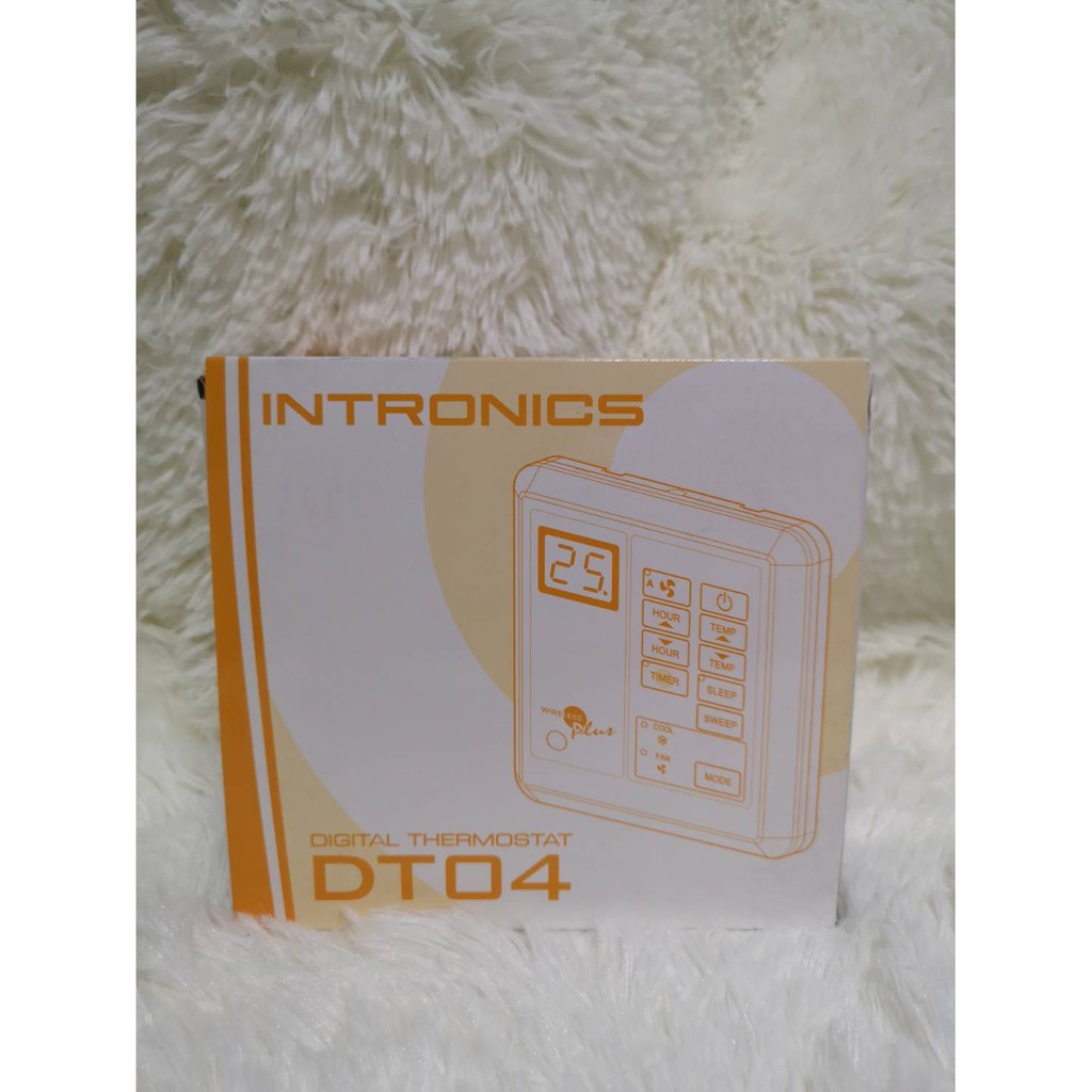 ชุดคอนโทรลดิจิตอล รีโมทแอร์ รูมแอร์ มีสาย ไร้สาย DT04 INTRONICS | Shopee Thailand