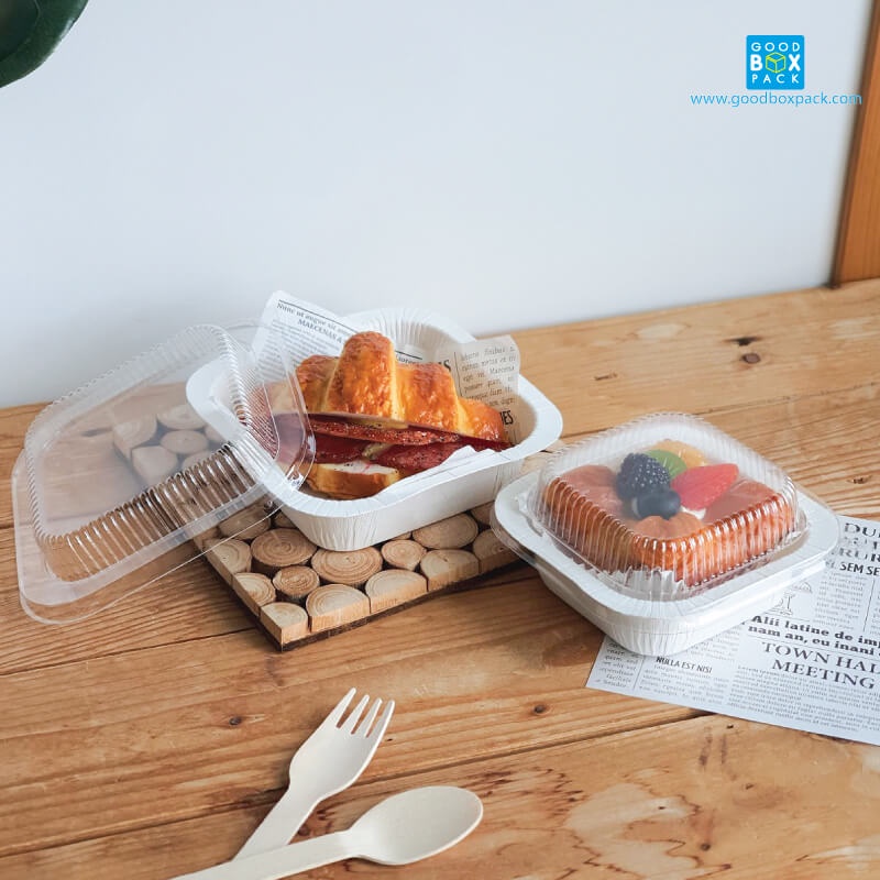 Goodboxpack(แพ็คละ20ชุด)กล่องกระดาษพร้อมฝา สามารถเข้าเวฟ มีหลายขนาด | Shopee Thailand