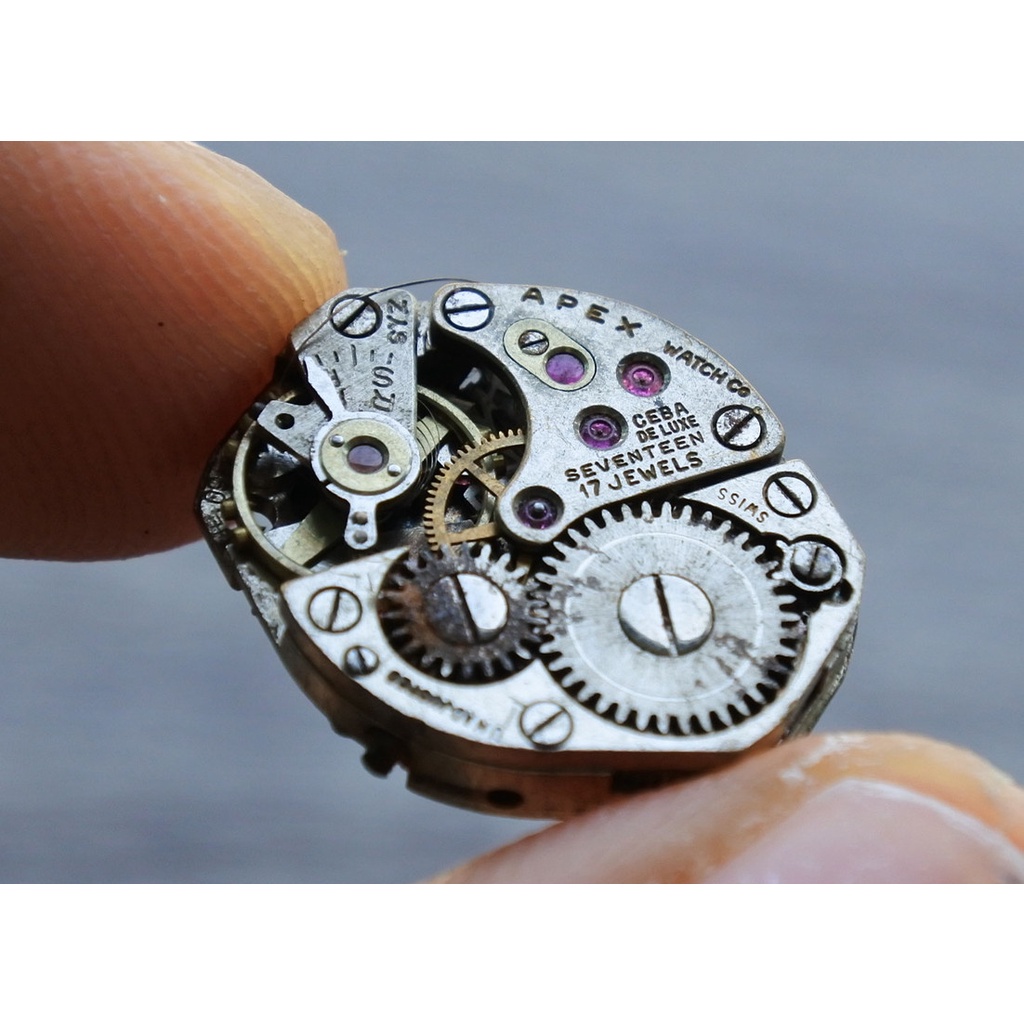 เครื่องนาฬิกาVintage1960 APEX WATCH CO. ระบบ Automatic ไขลาน Swiss Made ...