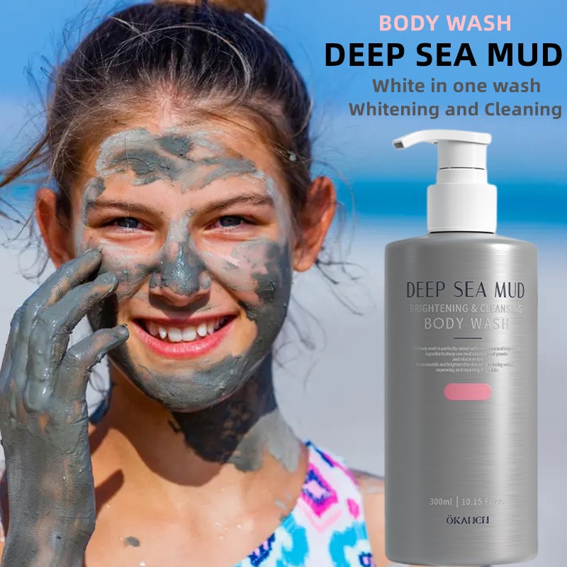 Deep SEA MUD เจลอาบน้ํา ครีมไวท์เทนนิ่ง ให้ความชุ่มชื้น อาบน้ํา และ ...