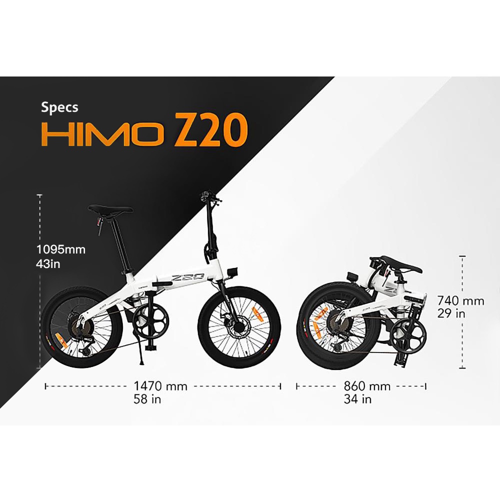 จักรยานพับไฟฟ้า Himo C20/Z20 | Shopee Thailand