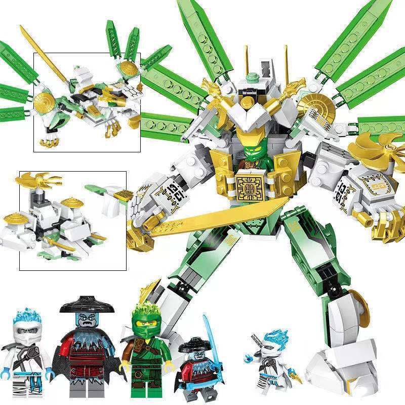ใช ้ งานร ่ วมกับ Lego Phantom Ninja Lloyd 's Titan Mecha Robot Boy ...