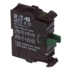 คอนแทค บล๊อค EATON M22-K10 1NO อีตั้น Contact Aux. 216376 | Shopee Thailand