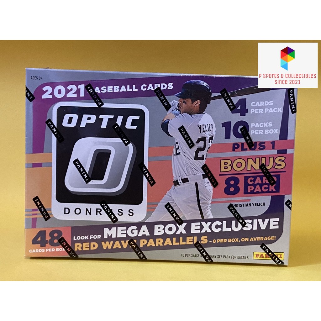 พร้อมส่ง การ์ดสะสม MLB 2021 Panini Donruss Optic Mega Box ของแท้ กล่อง ...