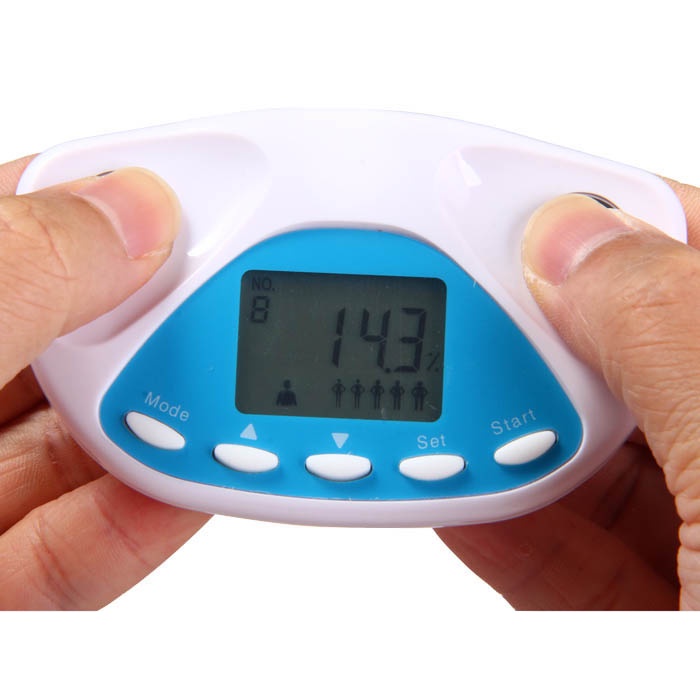 Digital Body Fat Analyzer Monitor Weight Loss Tester with LCD Display ...