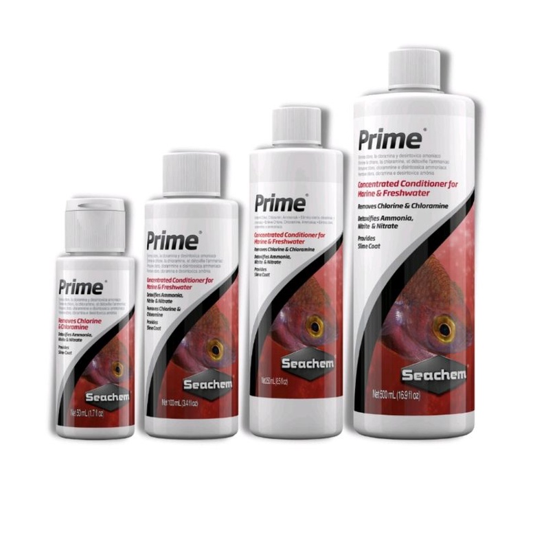 Seachem Prime® สำหรับขจัดคลอรีน, คลอรามีน, แอมโมเนีย, ไนไตรท์ | Shopee ...