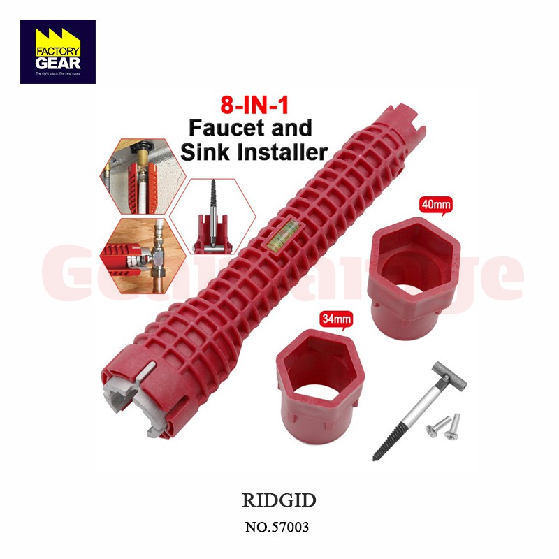 RIDGID NO.57003 (66807) Model 2006 Plastic Nut Basin Wrench ประแจขันใต้ ...