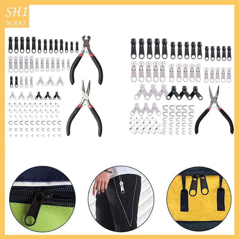 [Shiwaki] ซิปซ่อมแซม พร้อมคีมติดตั้ง แบบเปลี่ยน สําหรับถุงนอน เสื้อแจ ...