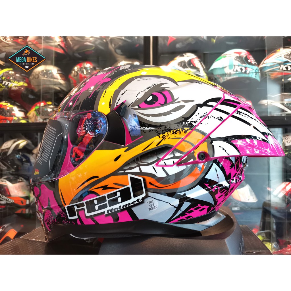 หมวกกันน็อค Real helmet รุ่น Falcon | Shopee Thailand