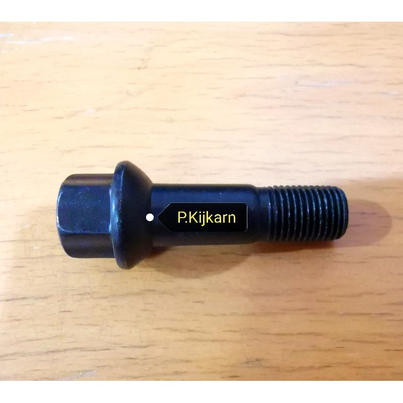 สกรูล้อรถเบนซ์ ของแท้ เบอร์ A0009907607 M14X1,5X48,5 สีดำ ราคาต่ออัน ...