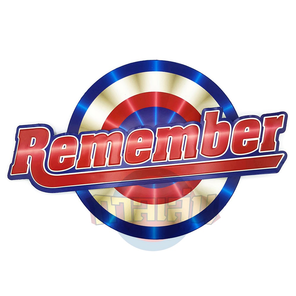 ป้ายสังกะสีวินเทจ Remember (3D+ปั๊มนูน) | Shopee Thailand