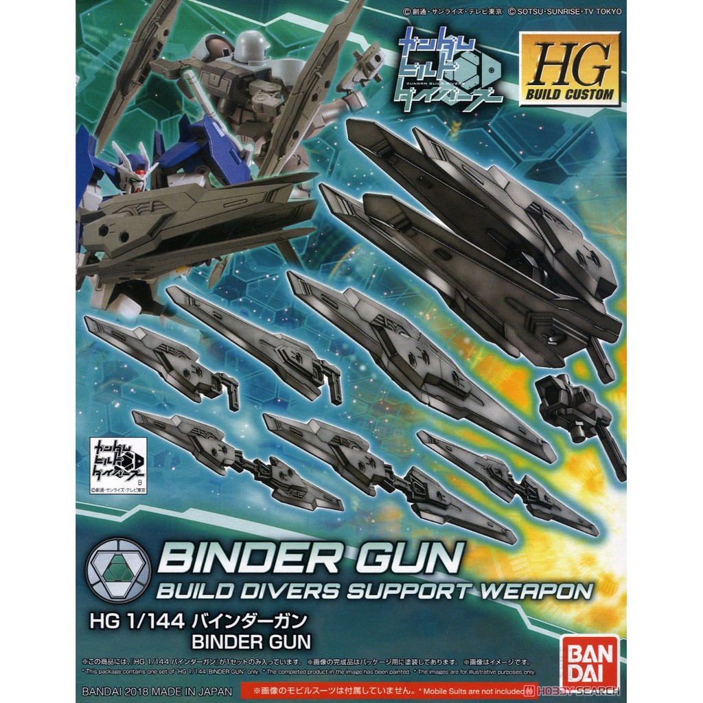 [BANDAI] 1/144 HGBC : BINDER GUN | Shopee Thailand