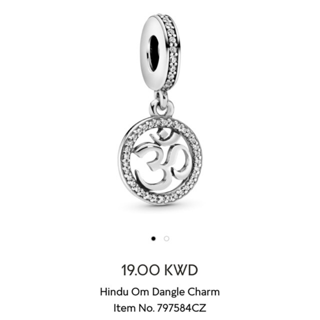 ॐ Om symbol pandora charm 100% จี้โอม แพนโดร่าแท้ | Shopee Thailand