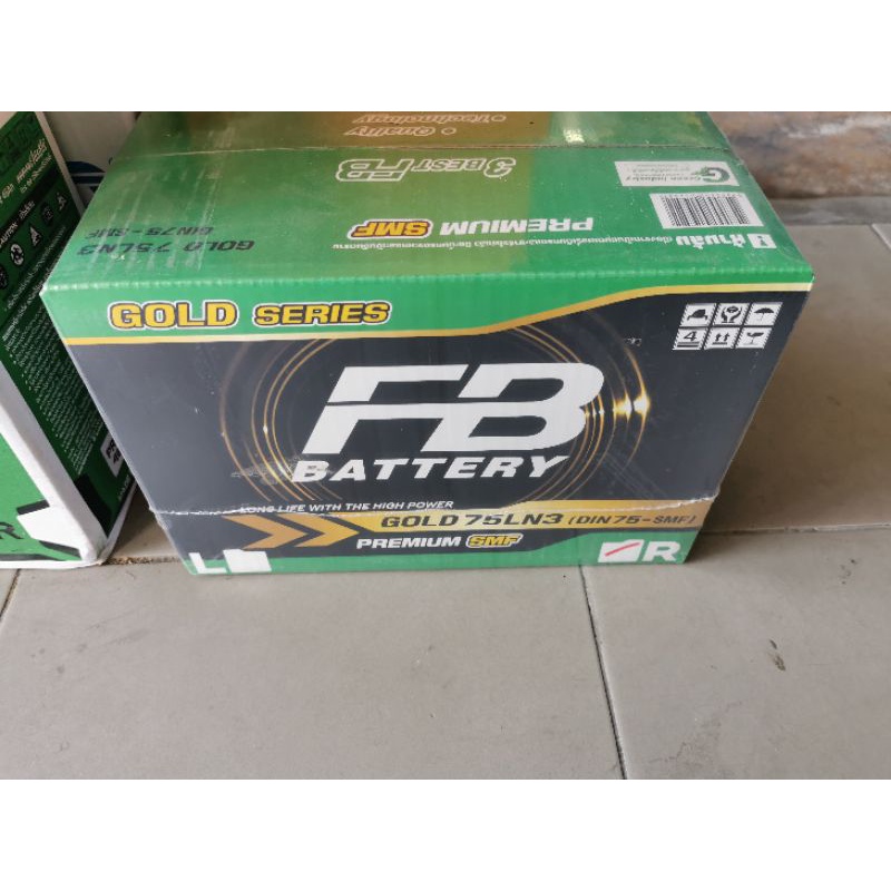 แบตเตอรี่ FB PREMIUM GOLD 75LN3 (DIN75-SMF) ขั้ว L และขั้ว R | Shopee Thailand