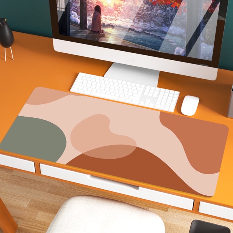 แผ่นรองเม้าส์มินิมอล minimal 600x300x3 mm Mouse Pad ที่รองเมาส์ขนาดใหญ่ ...