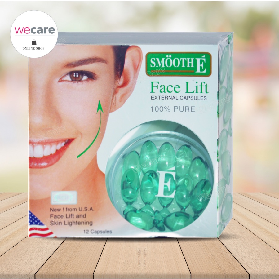 Smooth E Face Lift Capsules 12แคปซูล สมูท อี เฟซลิฟ เอกเทอนอล แคปซูล ...