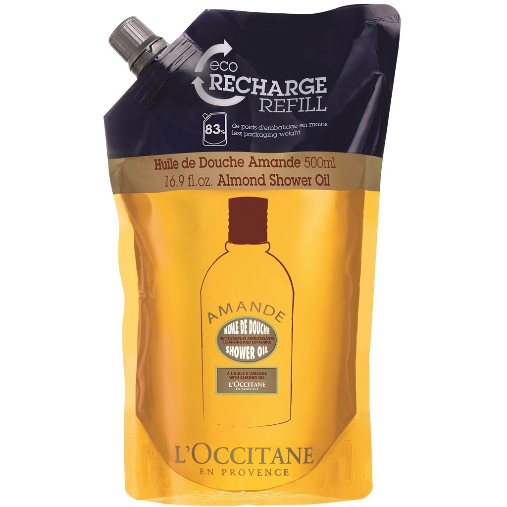 L'Occitane ALMOND SHOWER OIL ECO-REFILL 500ML. | Shopee Thailand