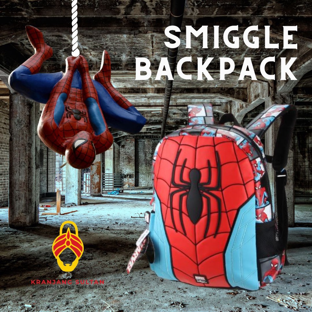 Smiggle Backpack Spiderman Series | Shopee Thailand