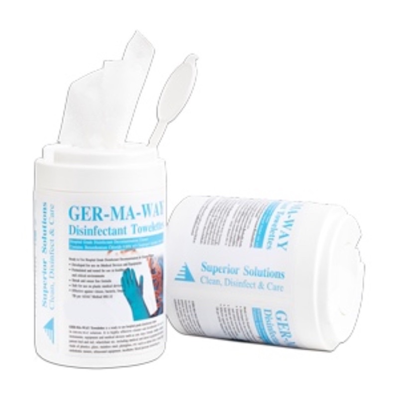 แผ่นเช็ดทำความสะอาดและฆ่าเชื้อโรค ( ทิชชู่เปียก ) แบรนด์ GER MA WAY ...