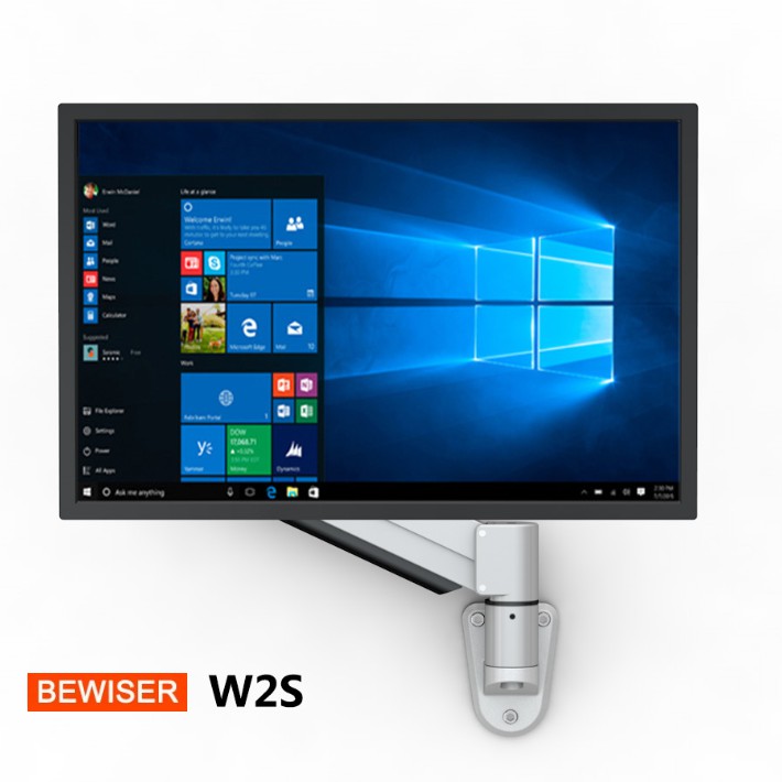 BEWISER W2S แขนยึดติดผนัง จอคอม โน๊ตบุ๊ค มอนิเตอร์VESA 14"-34" แขนอ ...
