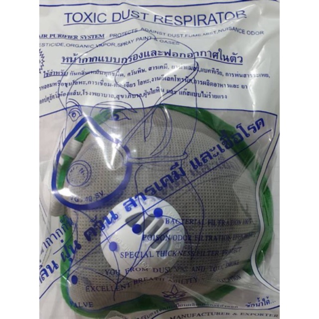 หน้ากากอนามัยอย่างดี รุ่น TG-40SV ซักได้ (พร้อมส่ง 25 มีนาคม 2563 ค่ะ) | Shopee Thailand