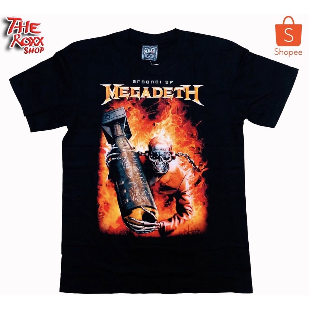 เสื้อวง Megadeth MS-53 วงดนตรี วงร็อค นักร้อง | Shopee Thailand
