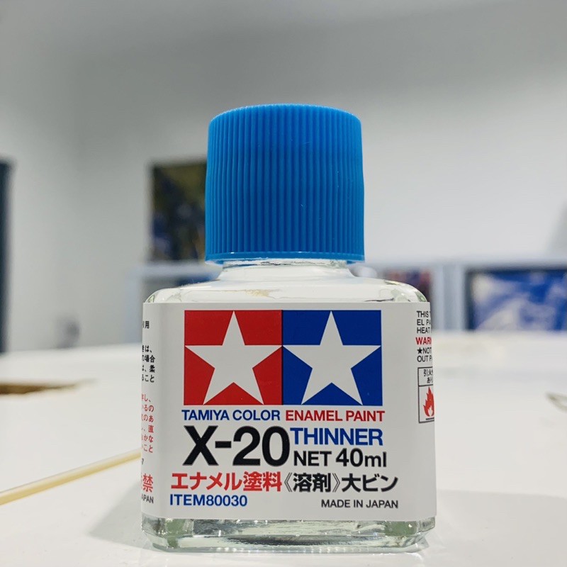 TAMIYA COLOR ENAMEL PAINT X20 THINNER X20 40ml | Shopee Thailand