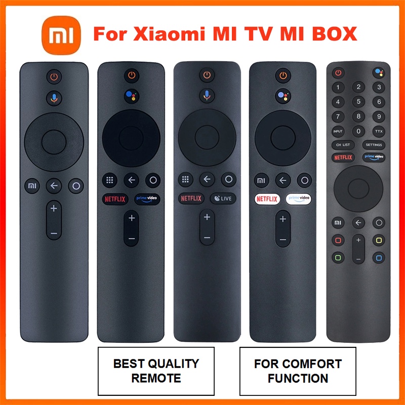 รีโมทคอนโทรลใหม่สําหรับ Xiaomi Mi TV Box S BOX 3 MI TV 4X เสียงบลูทูธ ...
