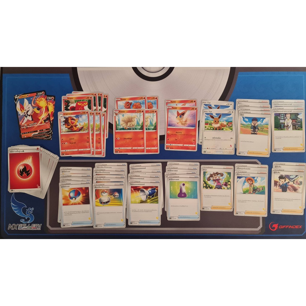 [Pokemon] TCG Component - Deck Playmat Coin เด็ค เหรียญ กระดาน ขายแยก เ ...