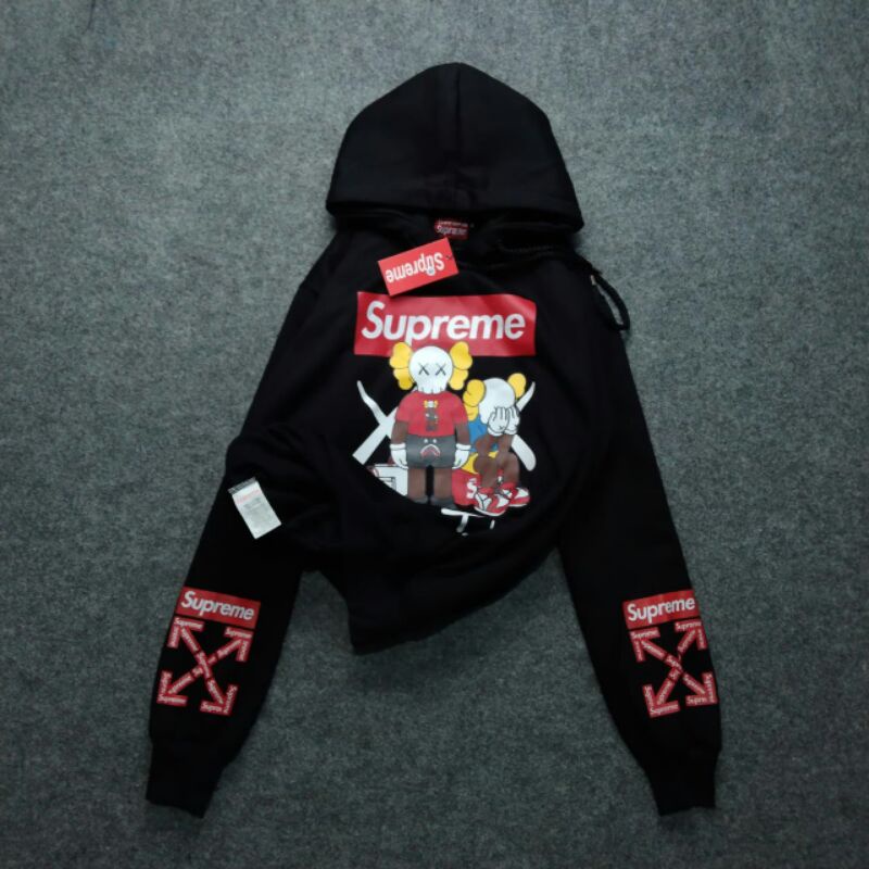 [COS] Supreme X KWS UNIQLO HOODIE JACKET + ป้ายป้าย | Shopee Thailand