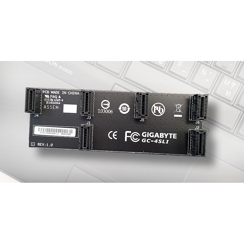 SE ขาย 4 Way SLI Bridge Connector ยี่ห้อ Gigabyte สำหรับการ์ด NVIDIA ...
