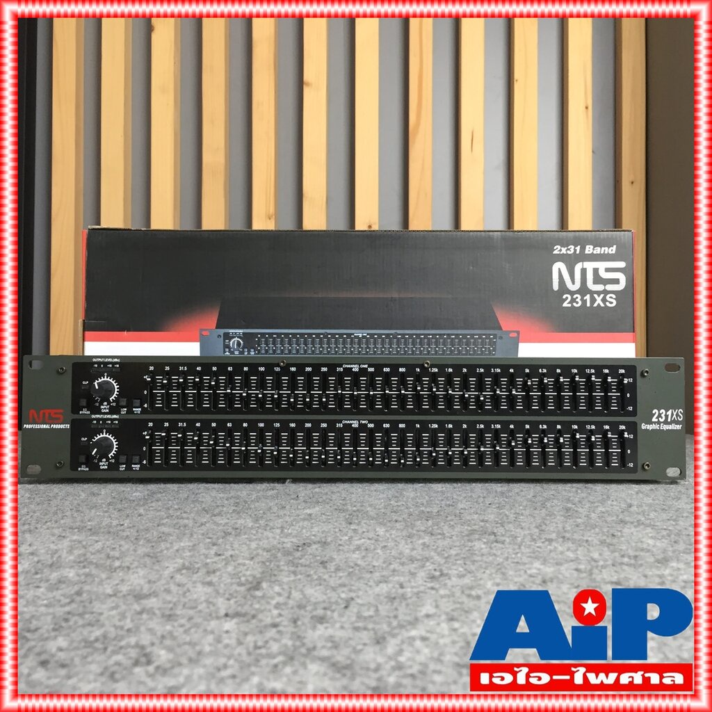 NTS 231XS EQ อีคิว อีคิวปรับเสียง อีคิวแต่งเสียง Eqlizer 231 NTS อีคิวอีควอไลเซอร์31ช่อง AI ...