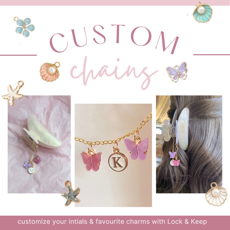 Lock and Keep Jewel สายโซ่และชาร์ม Custom Chains & Charms | Shopee Thailand