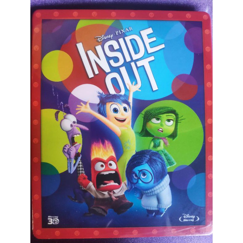 Blu-ray 3D+2D (2disc) Steelbook edition Inside Out บลูเรย์3D+2D (2แผ่น ...