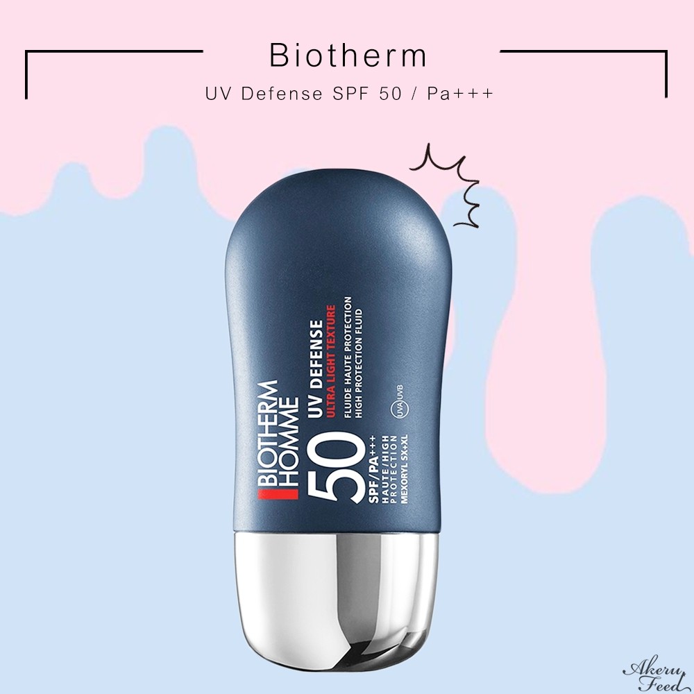Biotherm Homme UV Defense Ultra Light SPF50 PA+++ 30ml.(Tester no box ...