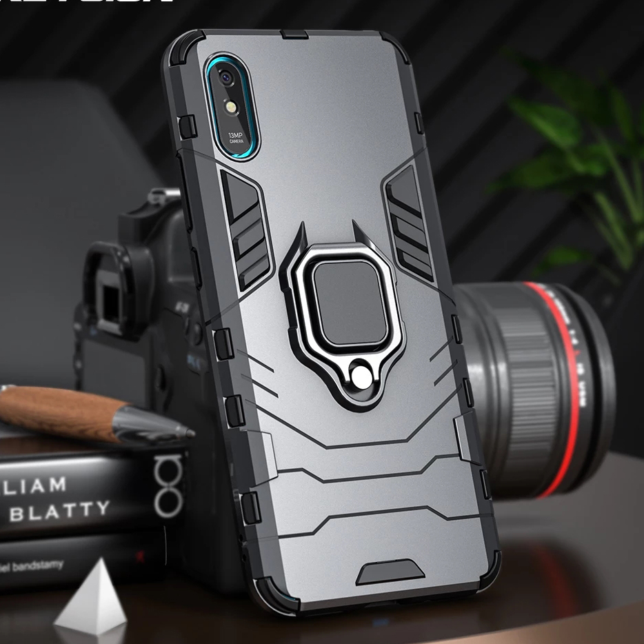 Xiaomi Redmi 9A Redmi 9C Redmi 9 Hybrid Slim Ring Holder เคสเกราะกัน ...
