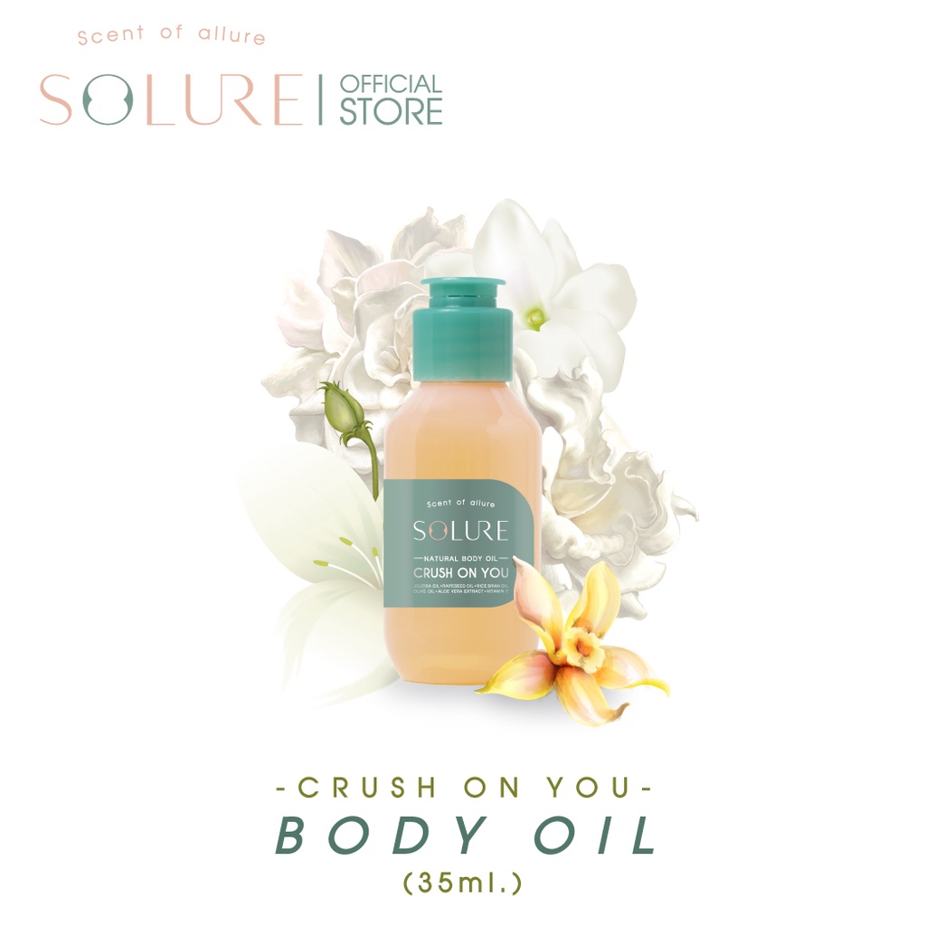 SOLURE CRUSH ON YOU BODY OIL 35 ml. | Shopee Thailand