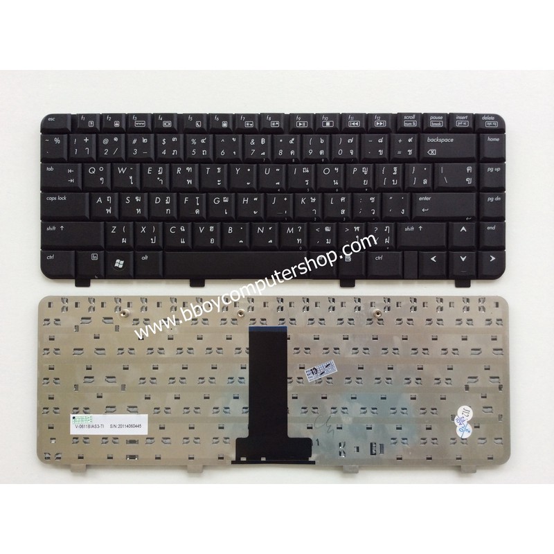 HP keyboard คีย์บอร์ด HP-COMPAQ V3000 V3700 DV2000 ไทย-อังกฤษ | Shopee ...