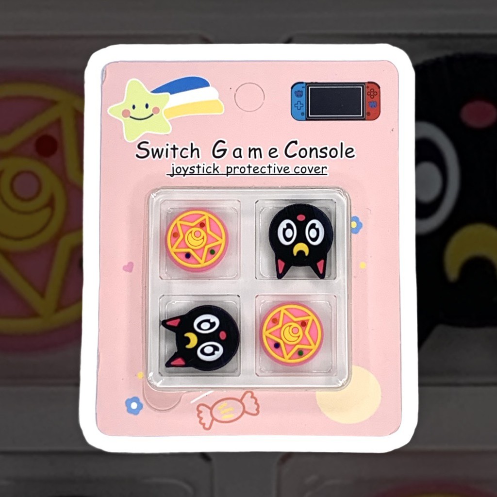 Analog Caps for Joy con Nintendo Switch Set 4 (Joy Con Set 4 ลายการ์ตูน ...