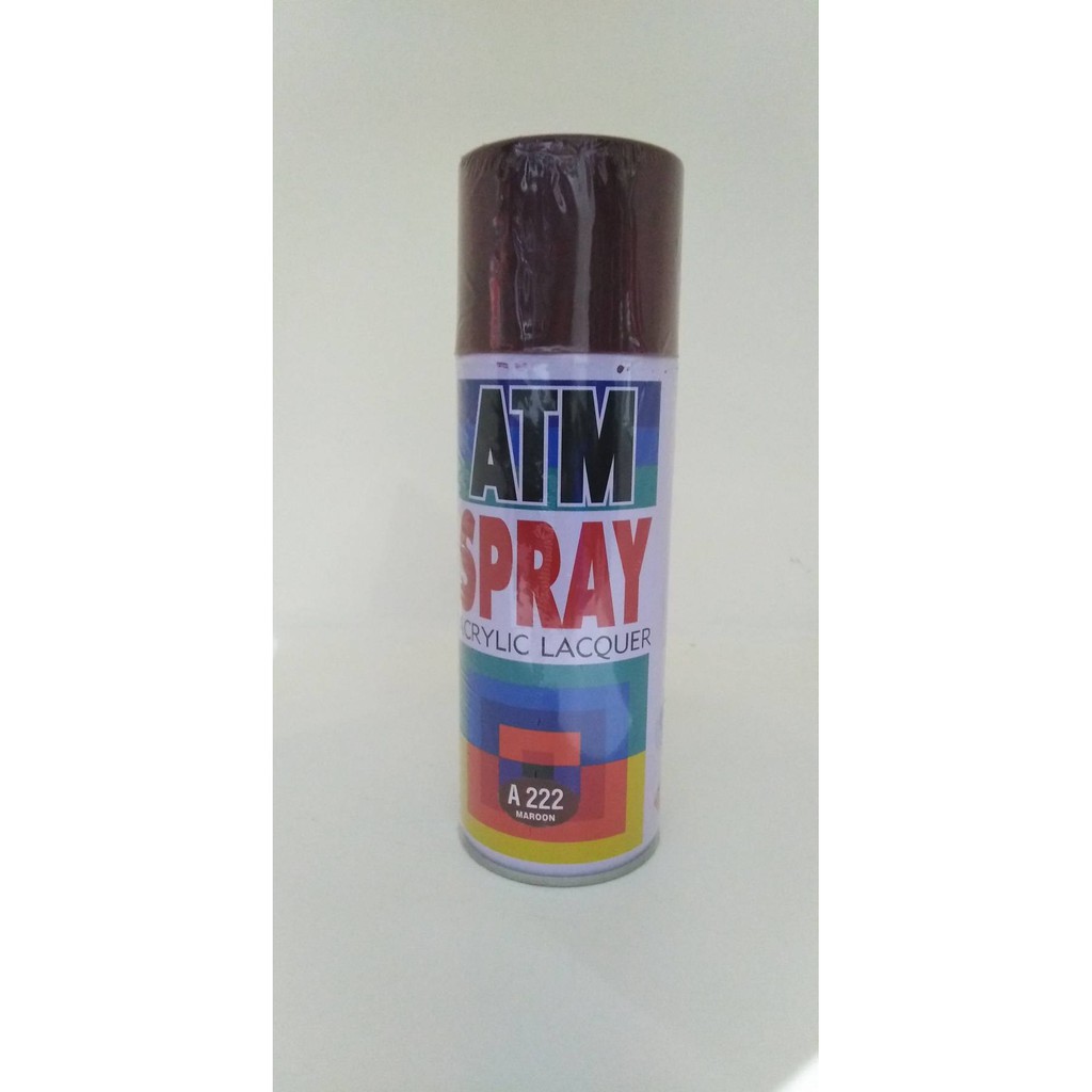 ATM Spray Acrylic Lacquer สเปรย์สำหรับงานอเนกประสงค์ ชนิดฟิล์ม มี 18 สี ...