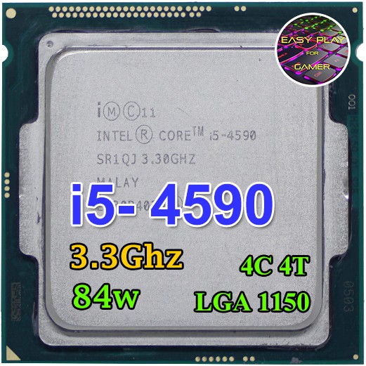 ⚡️CPU Intel Core i5-4590 3.3GHz Turbo 3.7GHz 4คอ4เทรด 85W LGA 1150 ฟรี ...