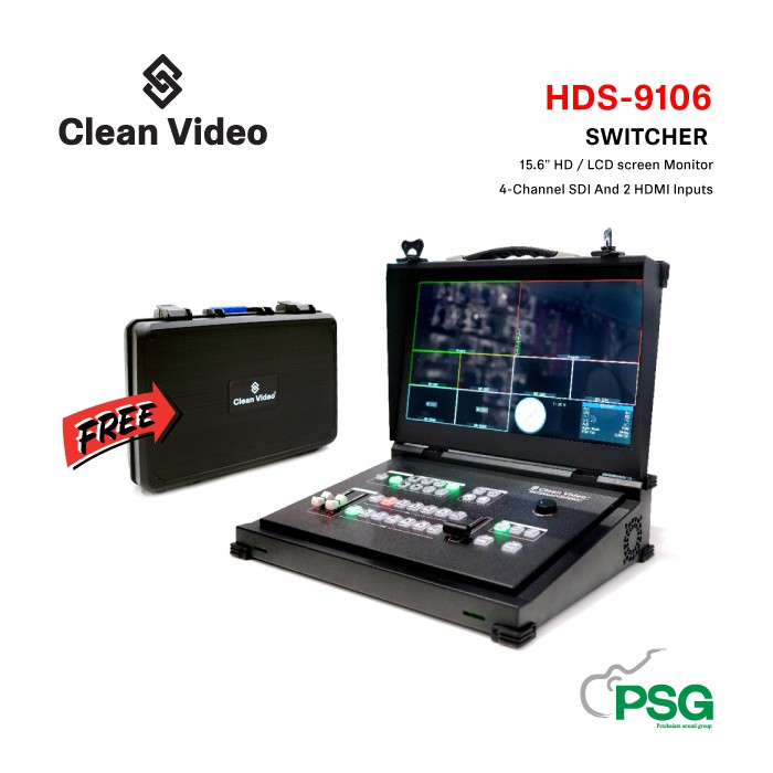 Clean Video HDS-9106/CASE Switcher | Shopee Thailand