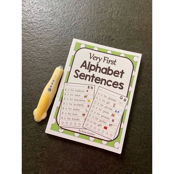 [พร้อมส่งจากไทย] หนังสือหัดอ่าน Very First Alphabet sentences | Shopee ...