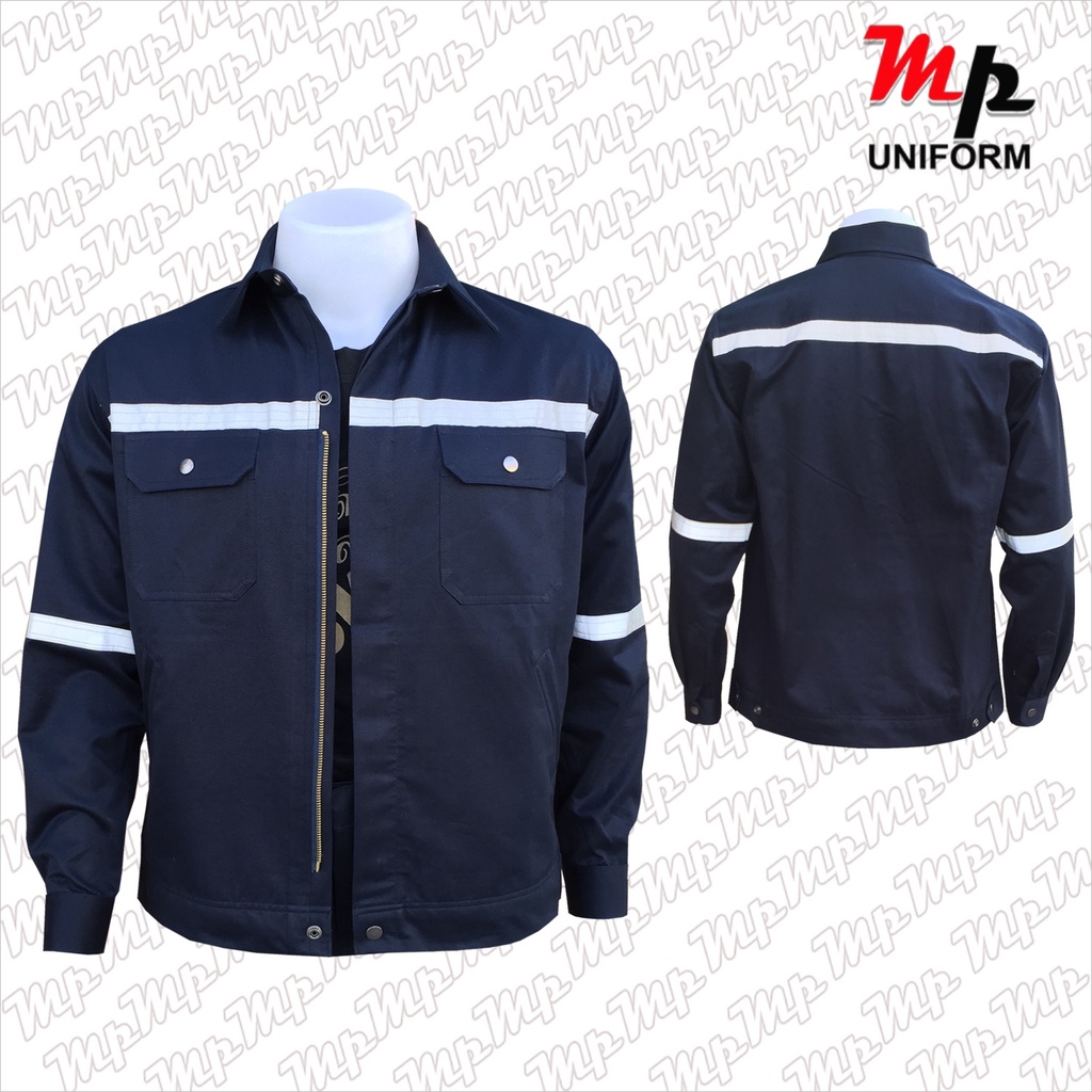MP UNIFORM เสื้อช่างผ้าเวสปอยท์ ผ้าหนา ทนความร้อน กันสะเก็ดไฟ ประกายไฟ ...