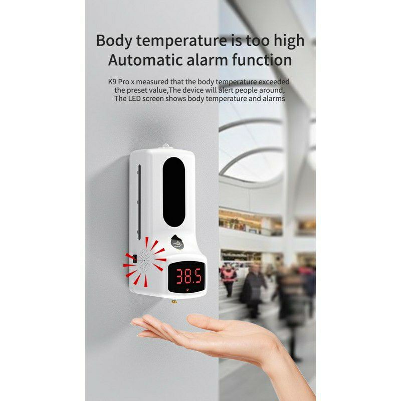 วัดอุณหภูมิจ่ายเจลอัตโนมัติ K9 Pro x 800ml พร้อมส่ง | Shopee Thailand