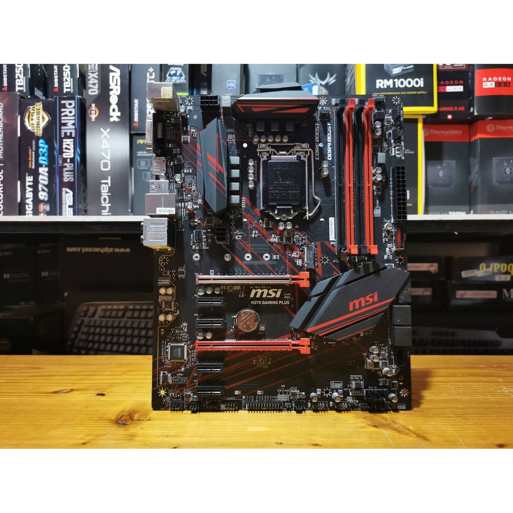 เมนบอร์ด(mainboard) msi h370 gaming plus (socket1151V2) | Shopee Thailand