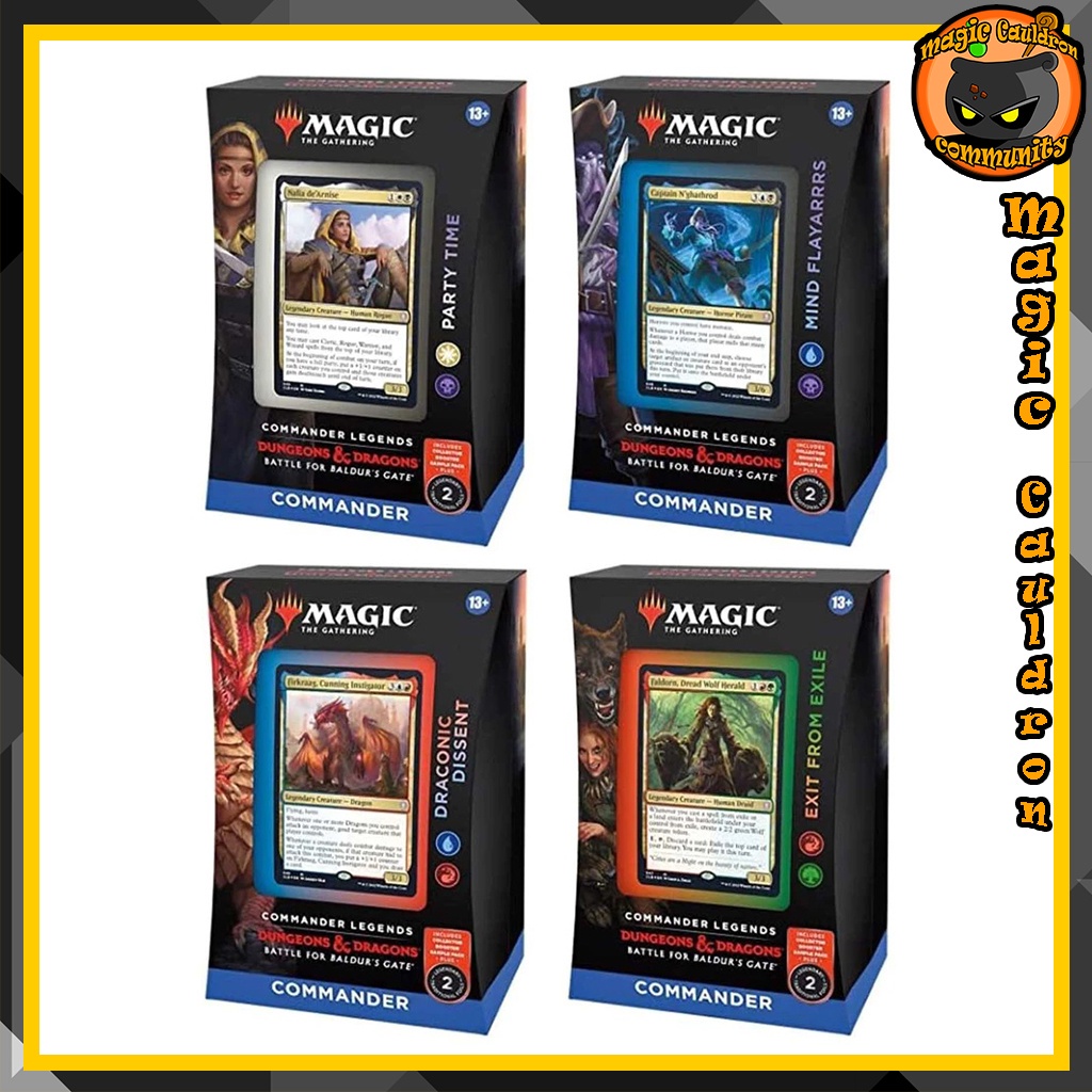 (พร้อมส่ง) MTG Battle for Baldur’s Gate - Commander Deck | Shopee Thailand